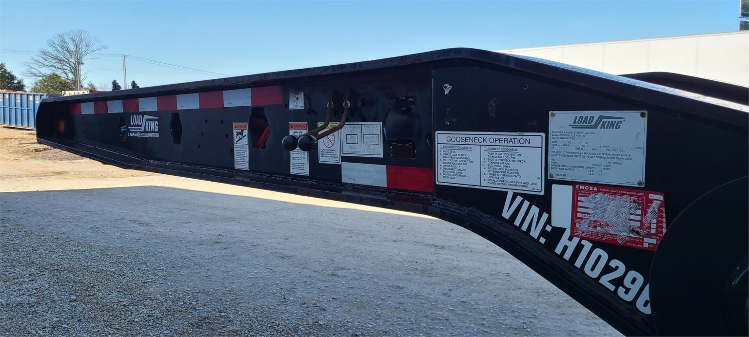 2017 LOAD KING 55 TON TRI-AXLE RGN - Reno's Trailer Sales